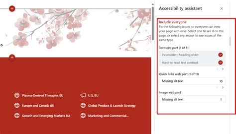 New Accessibility Assistant In Sharepoint Pages Darce Hesss Blog