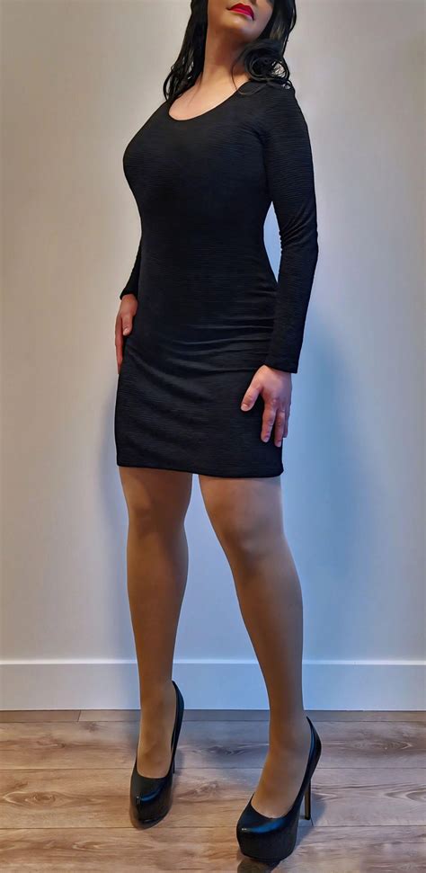 Just A Lbd With Platform Heels R Crossdressing