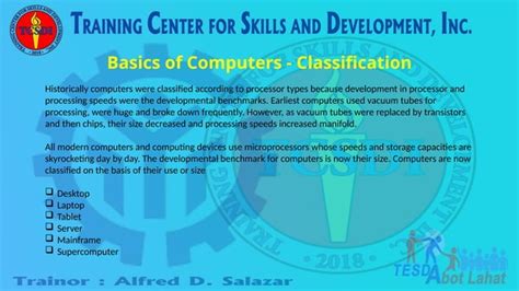 Basics Of Computers Classificationpptx