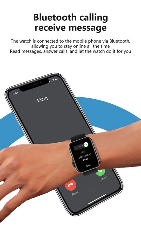 NFC Smart Watch With Bluetooth Call PURPLE BD