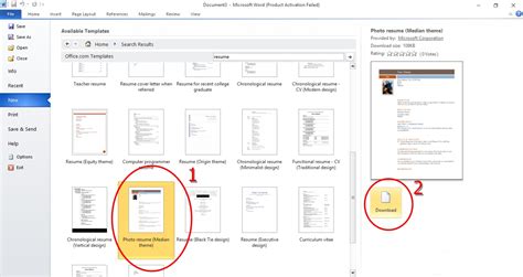 8 Langkah Simpel Bikin CV Pakai Template Microsoft Word Desain Tersedia Tinggal Isi Saja