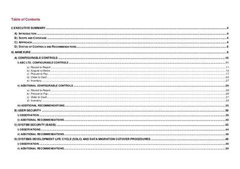 Sample Deliverable Report