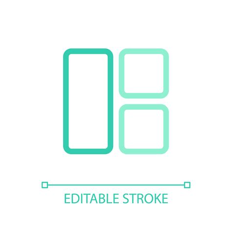 Content Arrangement Pixel Perfect Color Linear Ui Icon Webpage Structure Adjusting Shapes On