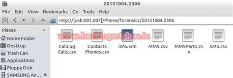 Logical Forensics Of An Android Device Using Aflogical