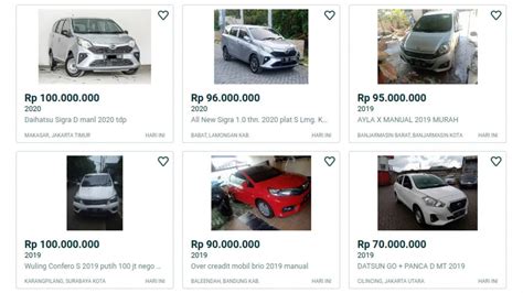 Foto Deretan Mobil Bekas Irit Bensin Harga Mulai Rp Juta
