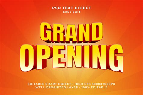 Grand Opening Text Effect 35584845 Psd