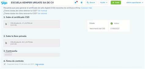 Activar El Certificado De Sello Digital Portal De Clientes Siigo Aspel