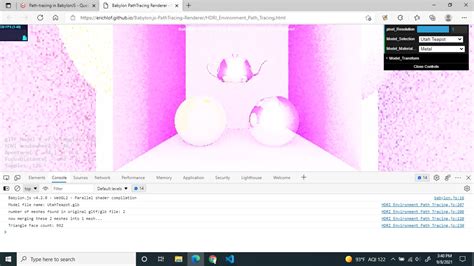 Path Tracing In BabylonJS By Erichlof Questions Babylon Js