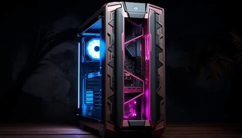 Premium AI Image Gaming Case That Has A Glowing LED Light Strip