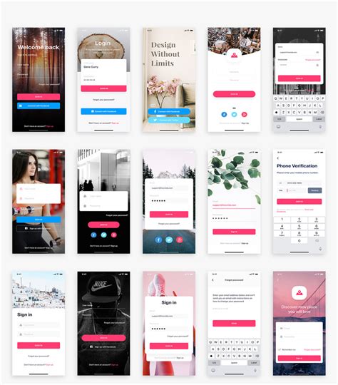 Prisma Mobile App Ui Elements 90800 Templatemonster