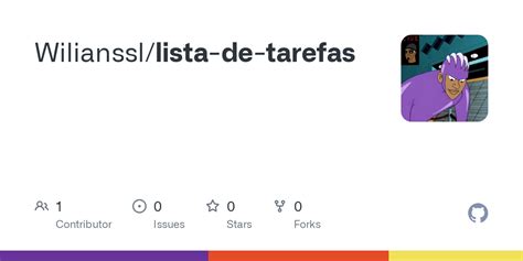 Github Wilianssl Lista De Tarefas