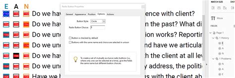 Solved Calculating Radio Button Multiple Choices Adobe Product