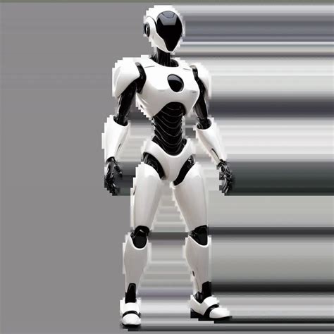 Futuristic 3d Space Robot Png Image White Design With Sharp Shapes And