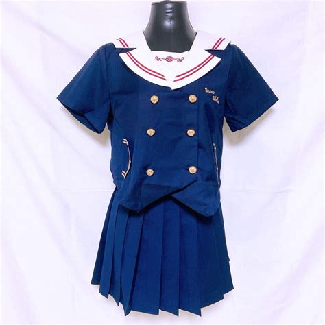 【やや傷や汚れあり】コスプレ衣装・セーラー服・上着・紺襟白2本ライン・今治西の落札情報詳細 Yahoo オークション落札価格検索 オークフリー
