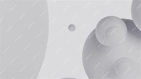 Premium Photo Abstract Spheres Geometric Contemporary Art 3d Render