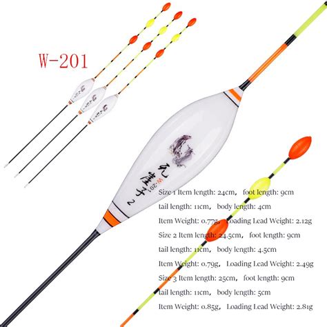 3 Stkspartij Visdobbers Composiet Nano Boei Visse Grandado