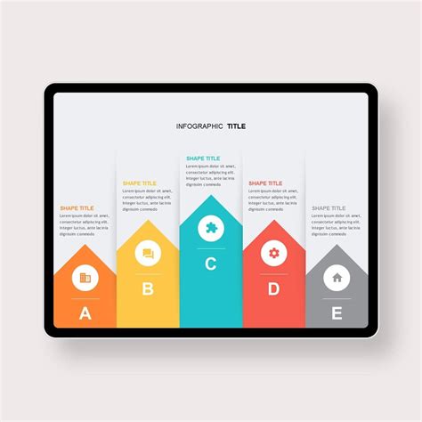 vertical contrast step list powerpoint templates artofit