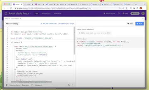 Automatically Post To Social Media From Airtable