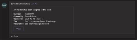 Use Incoming Webhooks And Adaptive Cards With Microsoft Teams Yves Habersaat Microsoft Mvp
