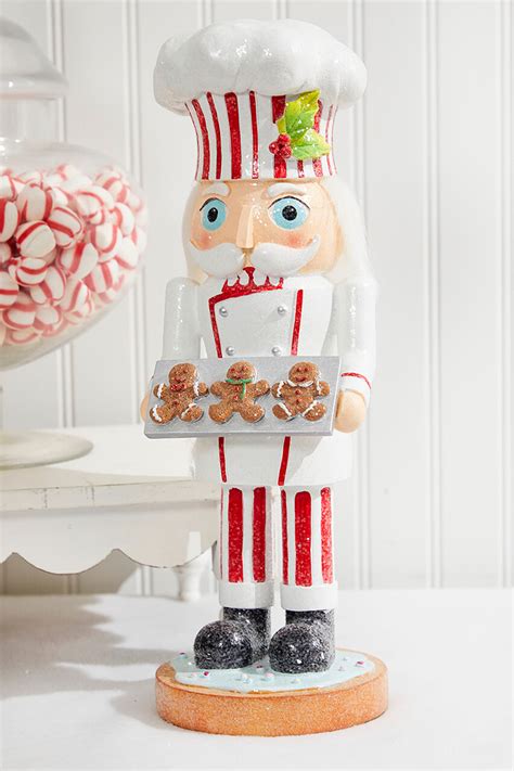 15 Resin Baker Nutcracker With Hat Decorators Warehouse