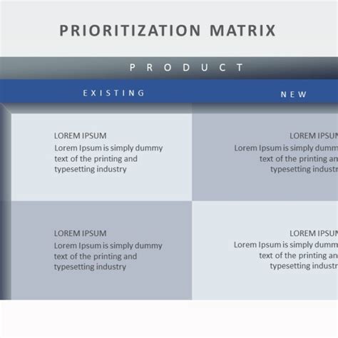 Priority Matrix 06 PowerPoint Template SlideUpLift