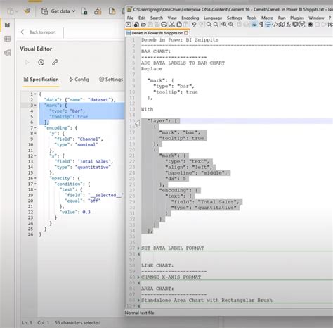 make a custom visual for power bi using deneb enterprise dna