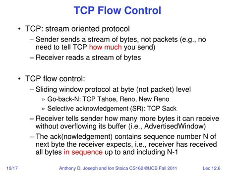 Ppt Cs162 Operating Systems And Systems Programming Lecture 12 Flow