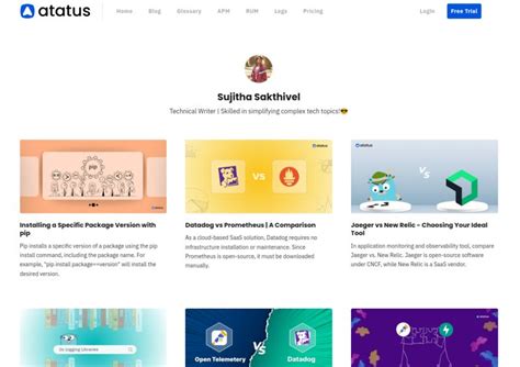 Sujitha Sakthivel On Linkedin Monitoringtools Golang Observability