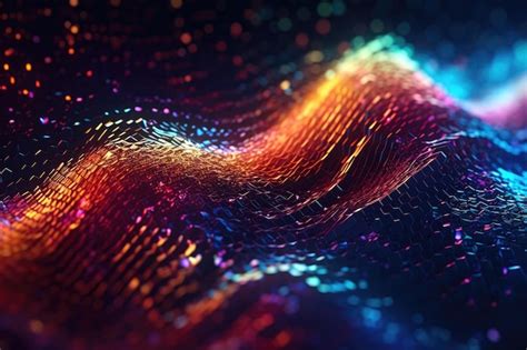 Premium Photo Vivid Digital Matrix