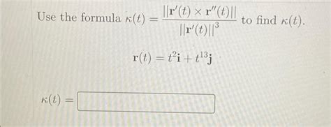 Solved Use The Formula K T Rº T R T To Find R T