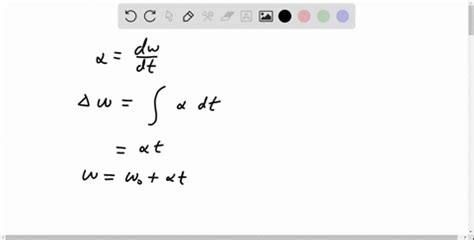 SOLVED Using Calculus Derive The Angular Kinematic Equations A And B For Constant