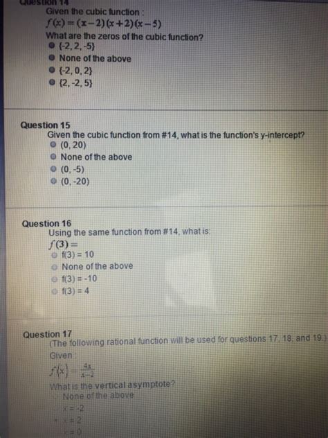 solved given the cubic function f x x 2 x 2 x