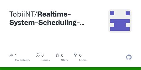 Github Tobiintrealtime System Scheduling Simulation