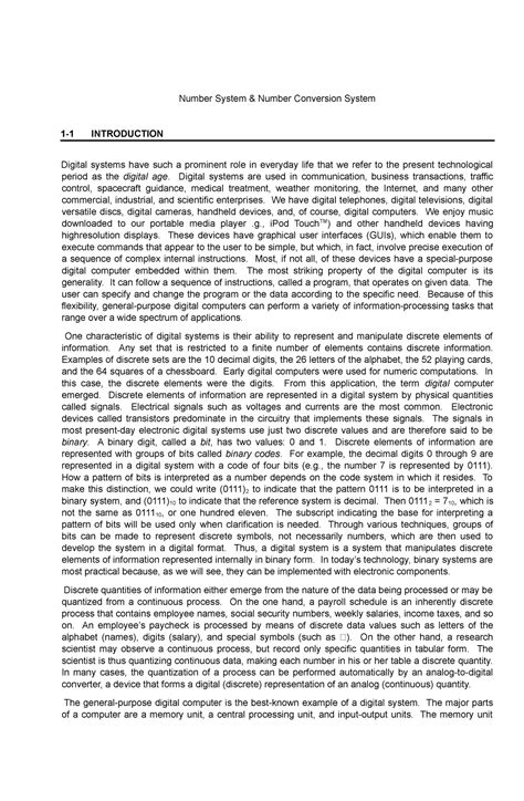 Number System And Number Conversion System Number System Number Conversion System Studocu