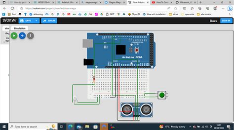 ws2812b hc sr04 arduino mega 2560 light up each led to display distance general guidance