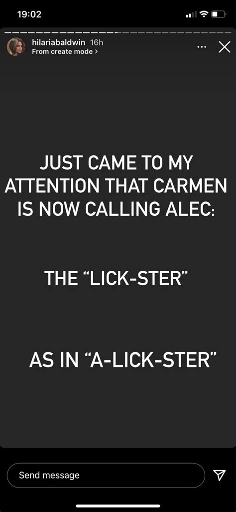 Apparently Carmen Has Elevated Alec Back Into The A List Or Its Gross And Perverted Either