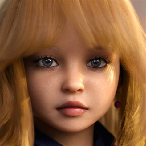 Cute Girl 7 3d Render Renderhub Gallery