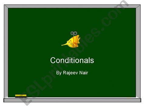 Esl English Powerpoints Powerpoint On Conditionals