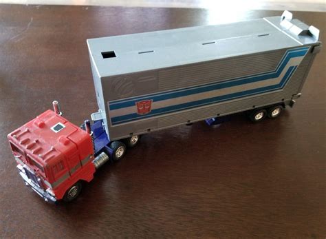 Vintage G1 Original 1980s Optimus Prime With Trailer 1889188975