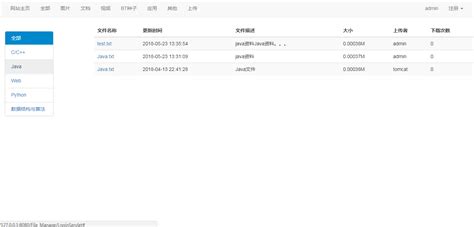 java jsp servlet mysql文件管理系统 代码 当牛作码