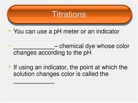 Neutralization & Titrations - ppt download