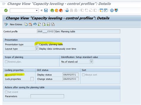 Capacity Leveling Overall Profiles Configuration SAP Community