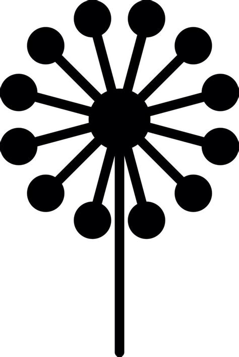 Dandelion Vector Icon Design 16438242 Vector Art At Vecteezy