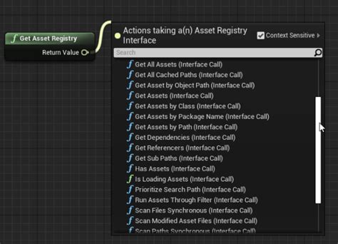 Ue4 Get Assets By Path In Blueprints With The Assetregistry Isara Tech