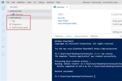 Create A NET Core Console App In Visual Studio Code JPPinto Tech Blog
