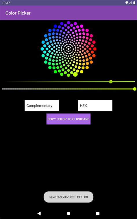 Color Picker App On Amazon Appstore