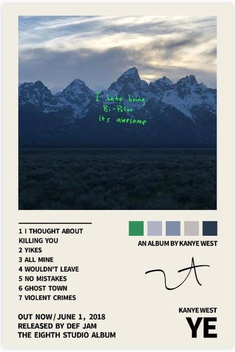 Kanye Ye Album Cover