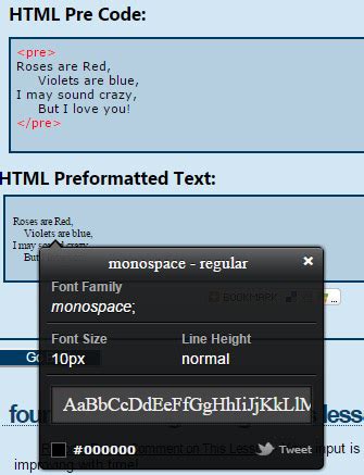 Lost My Fixed Width Font In Chrome In Windows Super User