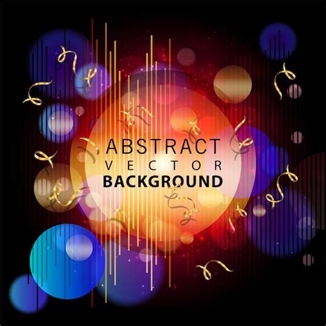 Premium Vector Abstract Elements With Gradient Background Vector