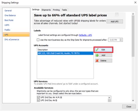UPS OAuth Security Changes ShipWorks
